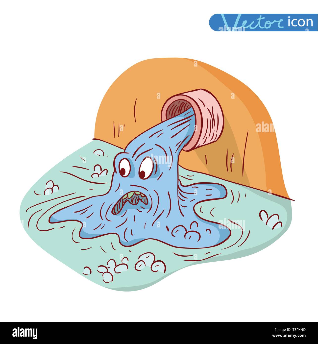 Pollution doodle, Vector Stock Vector Image & Art - Alamy