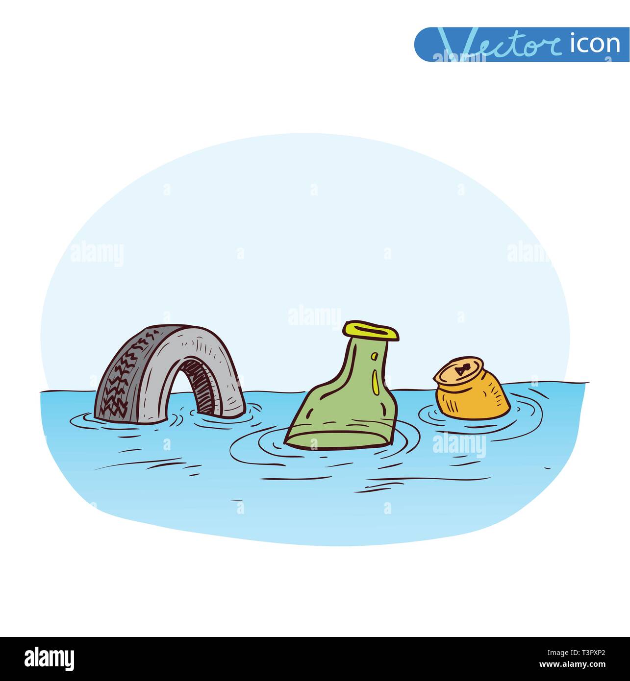 Pollution doodle, Vector Stock Vector Image & Art - Alamy