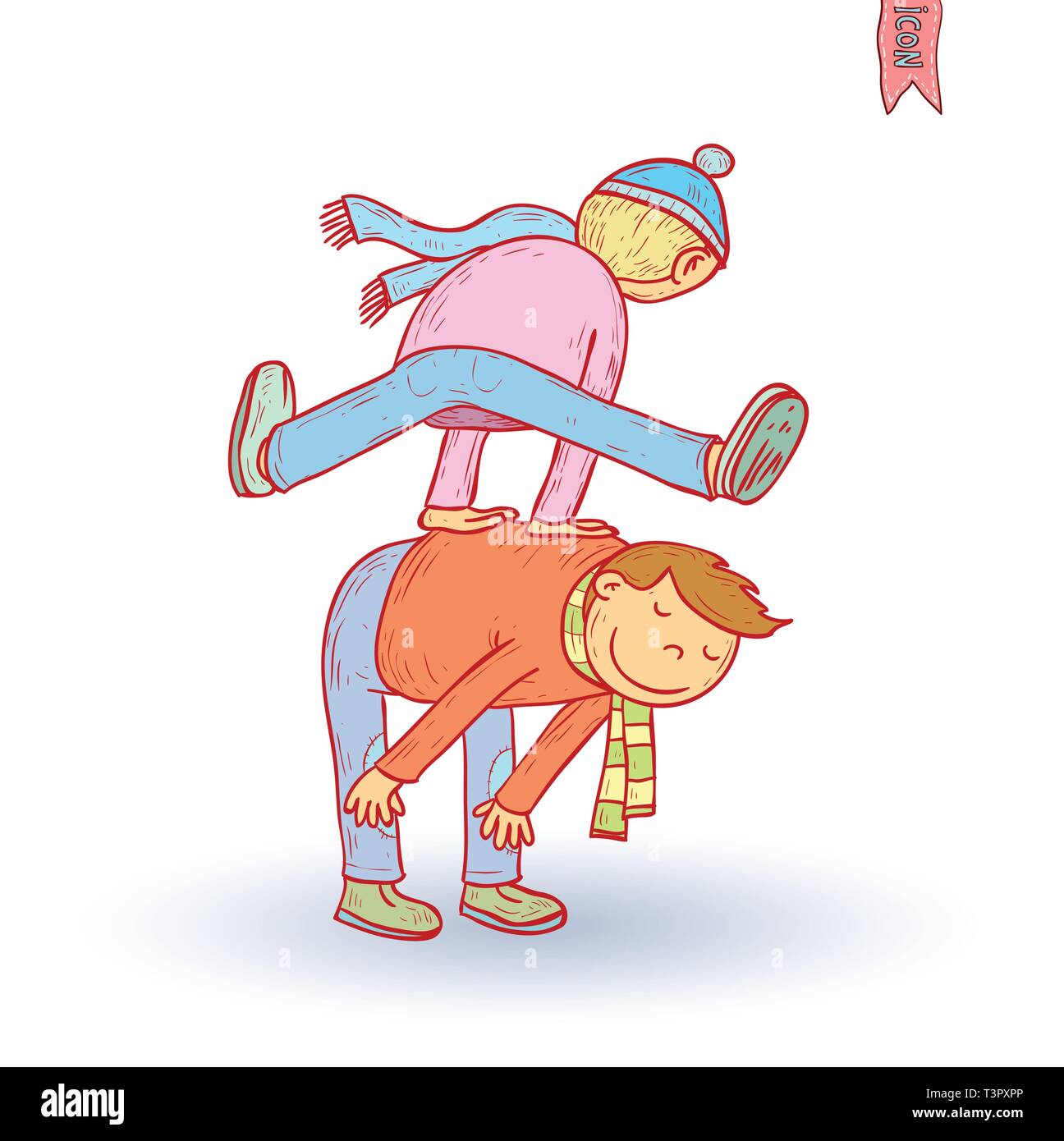 dressed for weather rain, vector illustration Stock Vector Image & Art ...