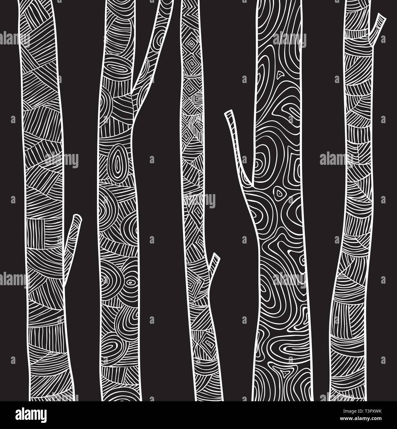 trees set, vector illustration Stock Vector Image & Art - Alamy