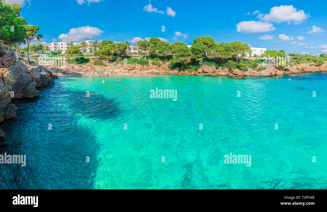 Cala Dor beach, Palma Mallorca Island, Spain Stock Photo - Alamy