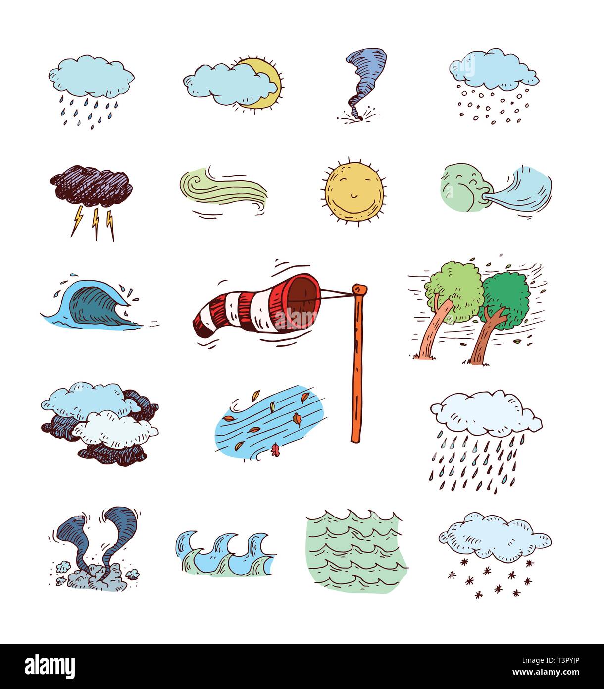 Stormy weather rain Cut Out Stock Images & Pictures - Alamy