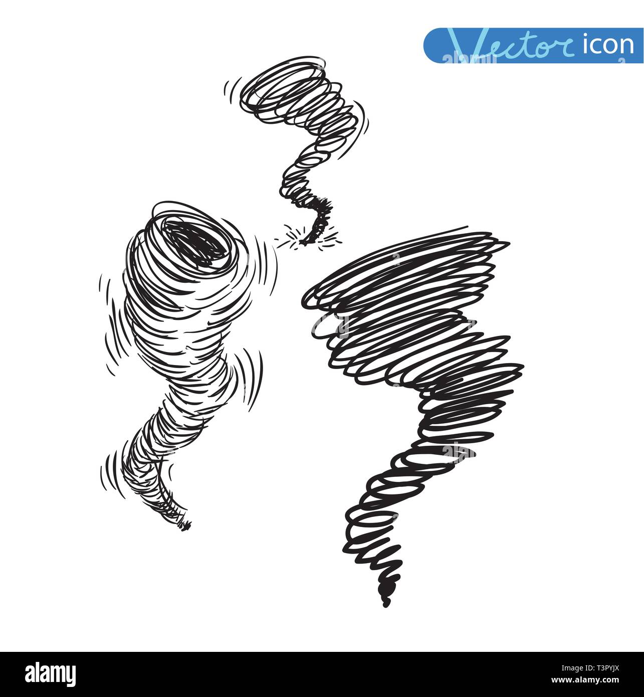 Tornado Cut Out Stock Images & Pictures - Alamy