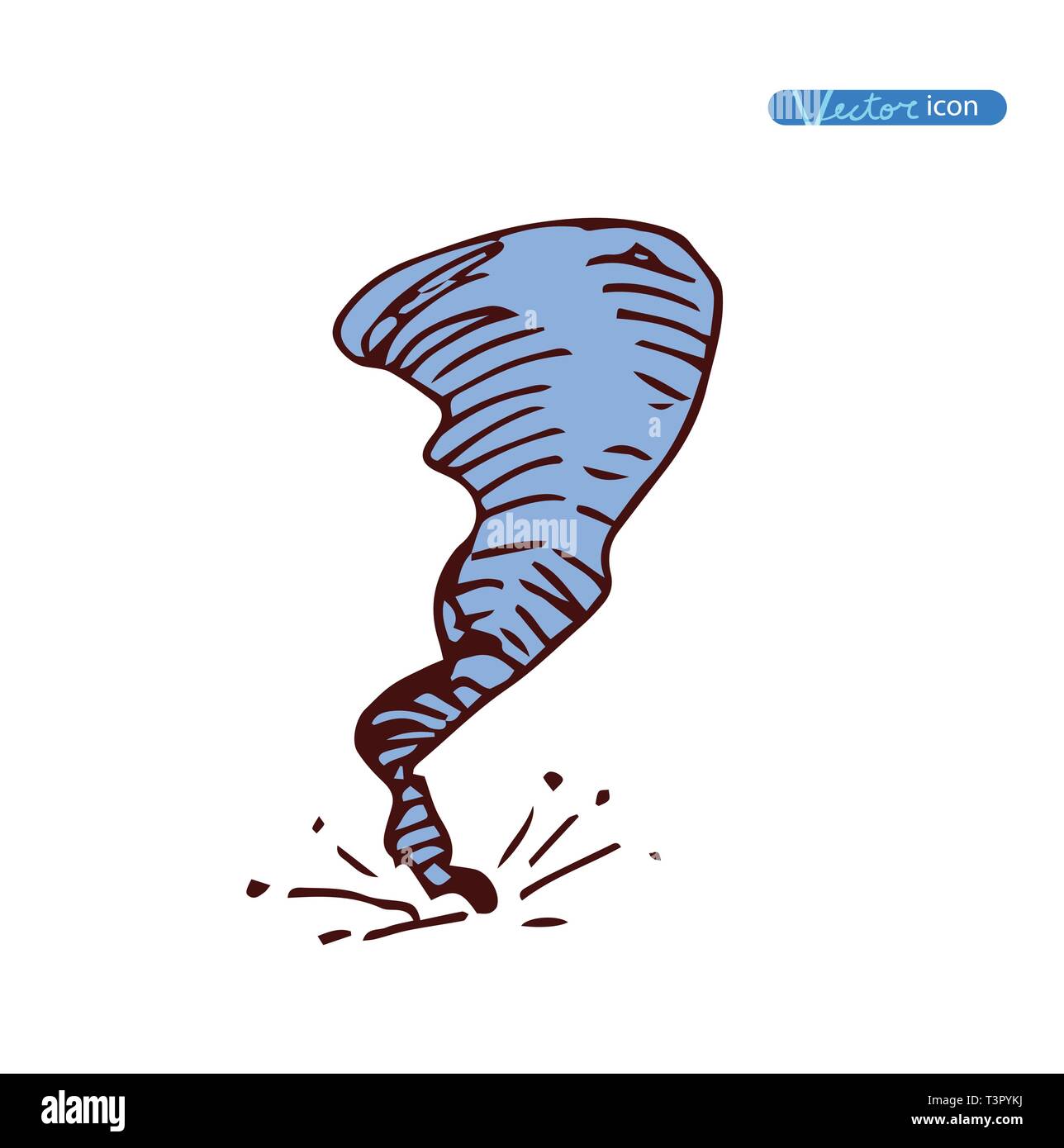 Tornado Cut Out Stock Images & Pictures - Alamy