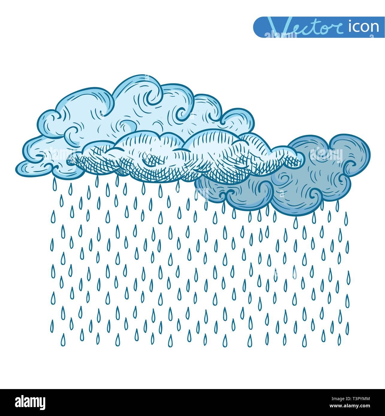 Stormy weather rain Cut Out Stock Images & Pictures - Alamy