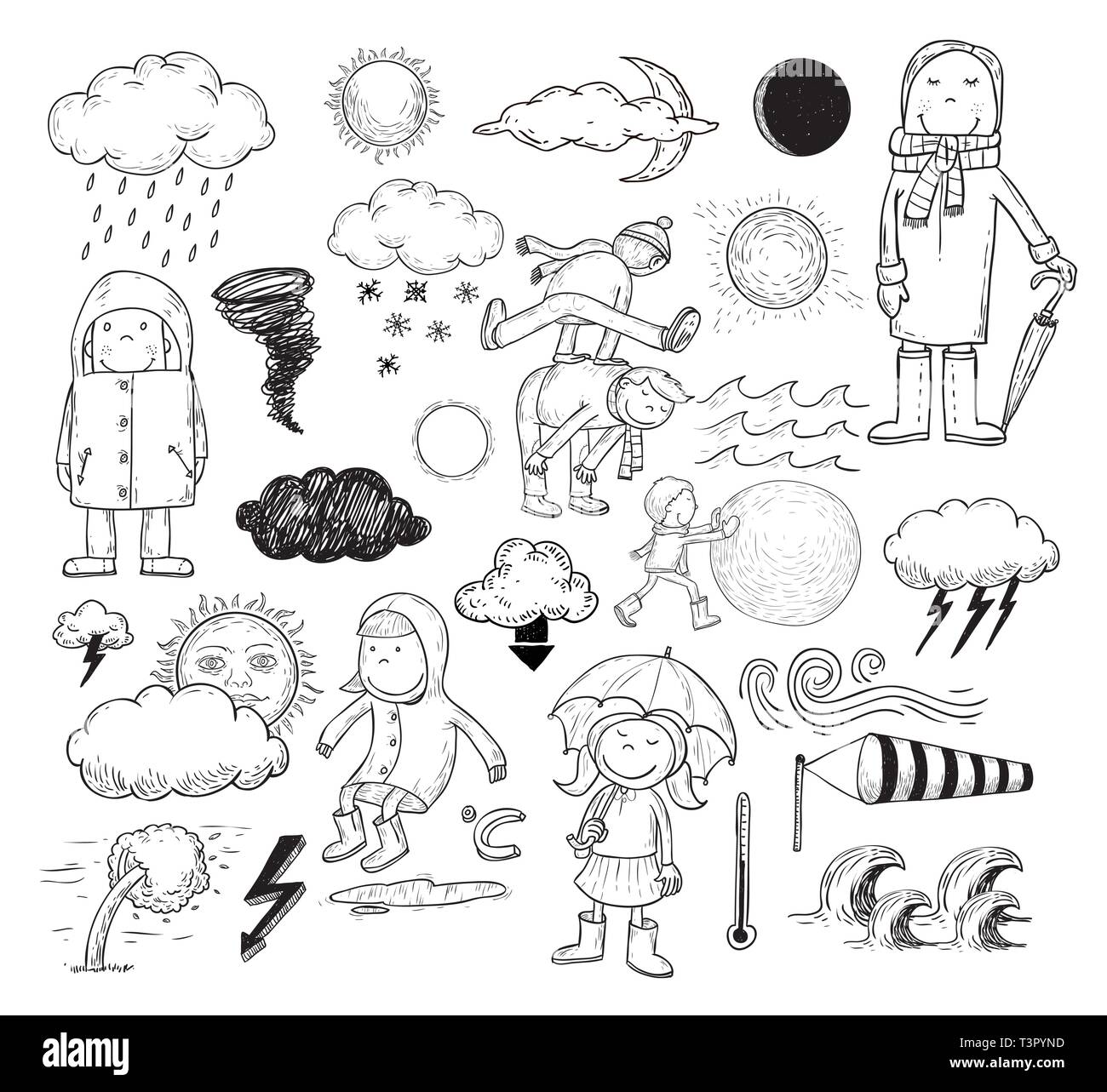 Weather and temperature Cut Out Stock Images & Pictures - Alamy