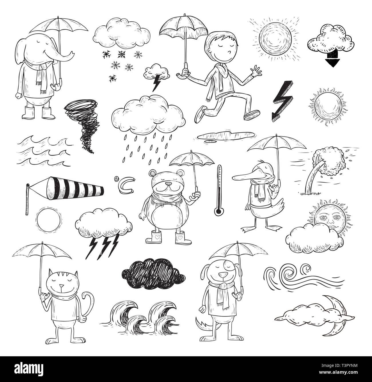 Weather and temperature Cut Out Stock Images & Pictures - Alamy