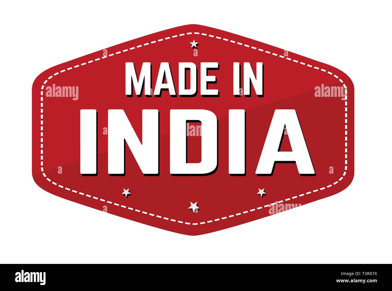 Made in india stamp hi-res stock photography and images - Alamy