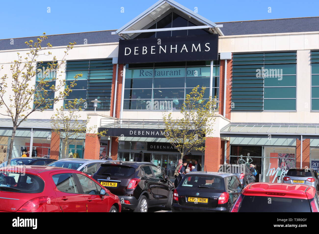 Department store interior debenhams hi-res stock photography and images ...