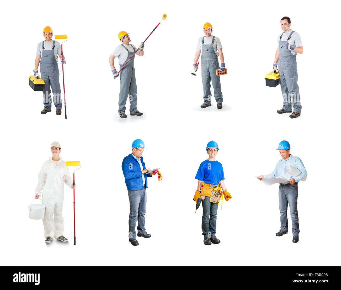 Industrial development workers Cut Out Stock Images & Pictures - Alamy