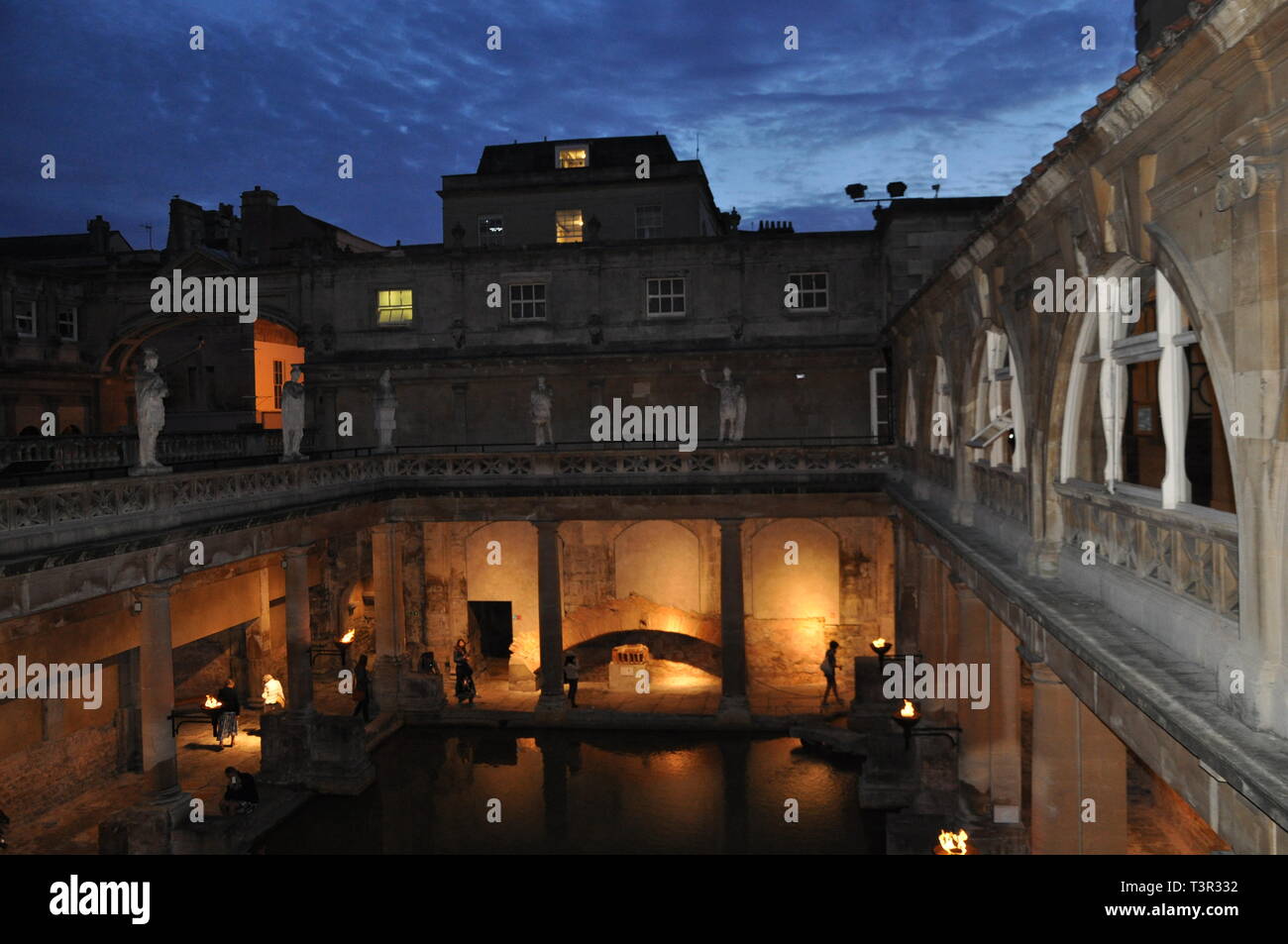 Roman bath with dramatic sky hi-res stock photography and images - Alamy