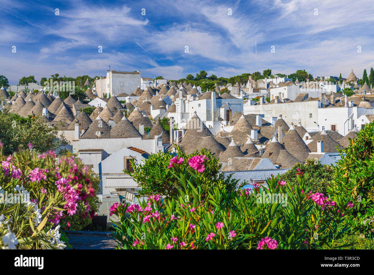 Trulli village in Alberobello city, Apulia, Italy Stock Photo - Alamy