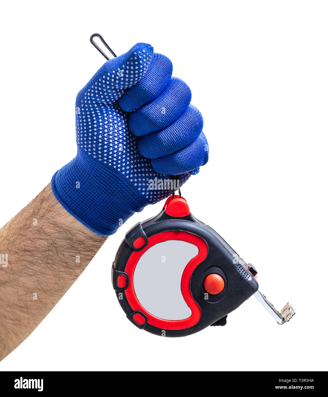 Black hand tape measure hi-res stock photography and images - Alamy