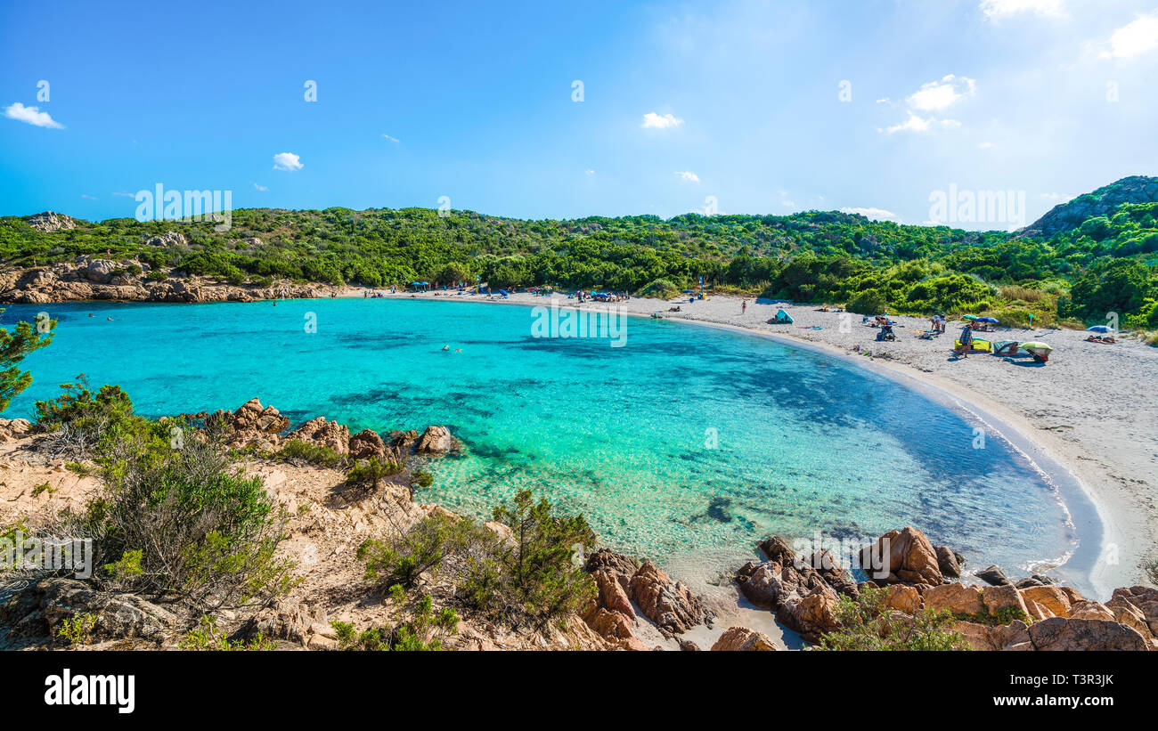 Spiaggia del Principe, amazing beach of Emerald coast, east Sardinia ...