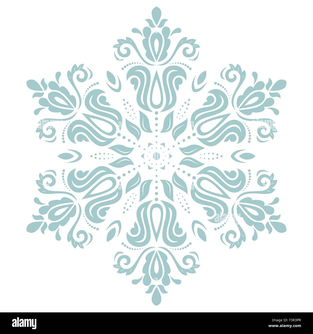 Abstract vintage tile pattern circular Stock Vector Images - Alamy