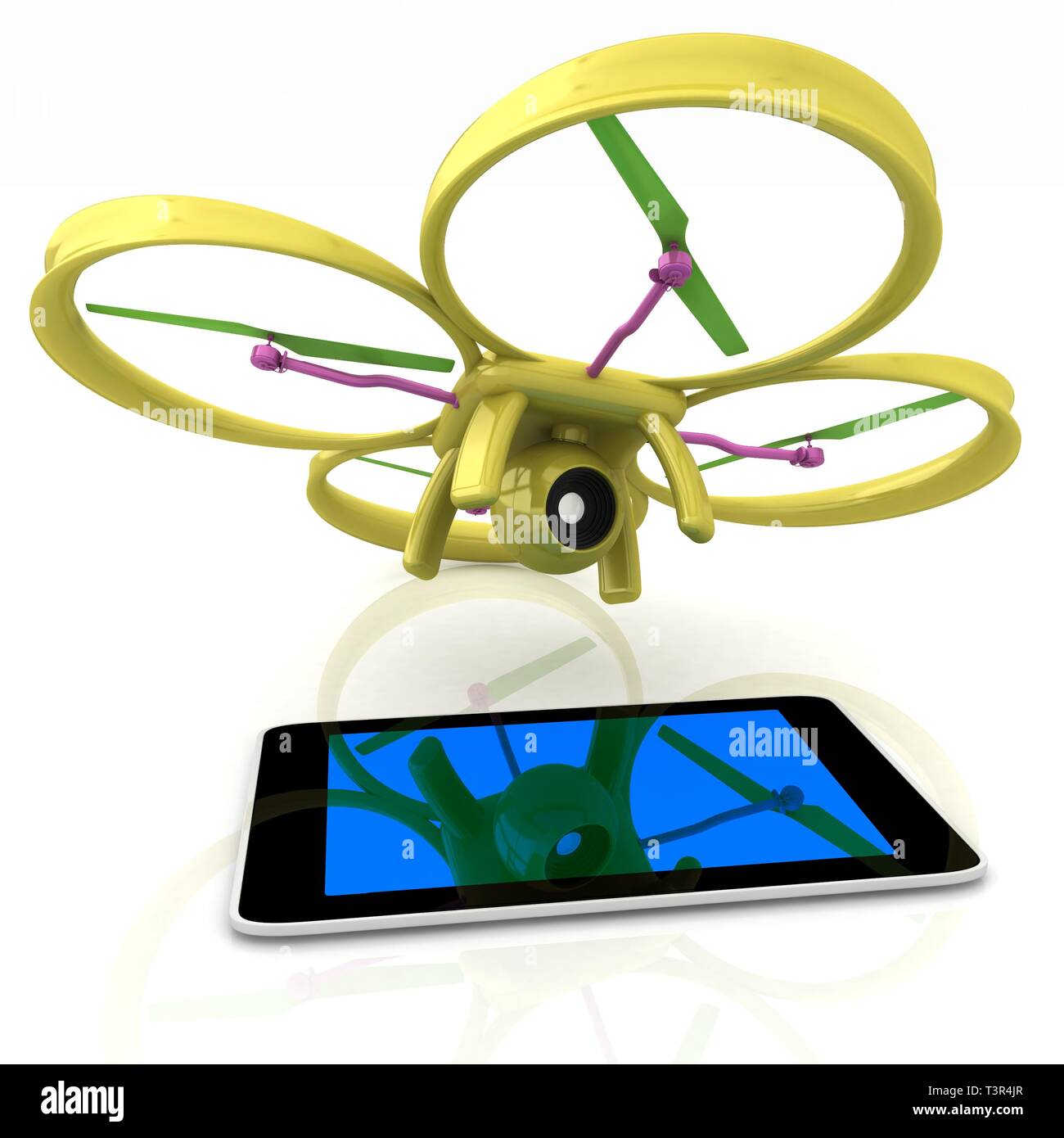Drone tablet Cut Out Stock Images & Pictures - Alamy