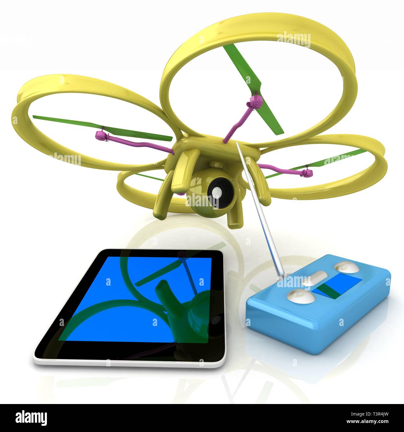 Airplane controller Cut Out Stock Images & Pictures - Alamy