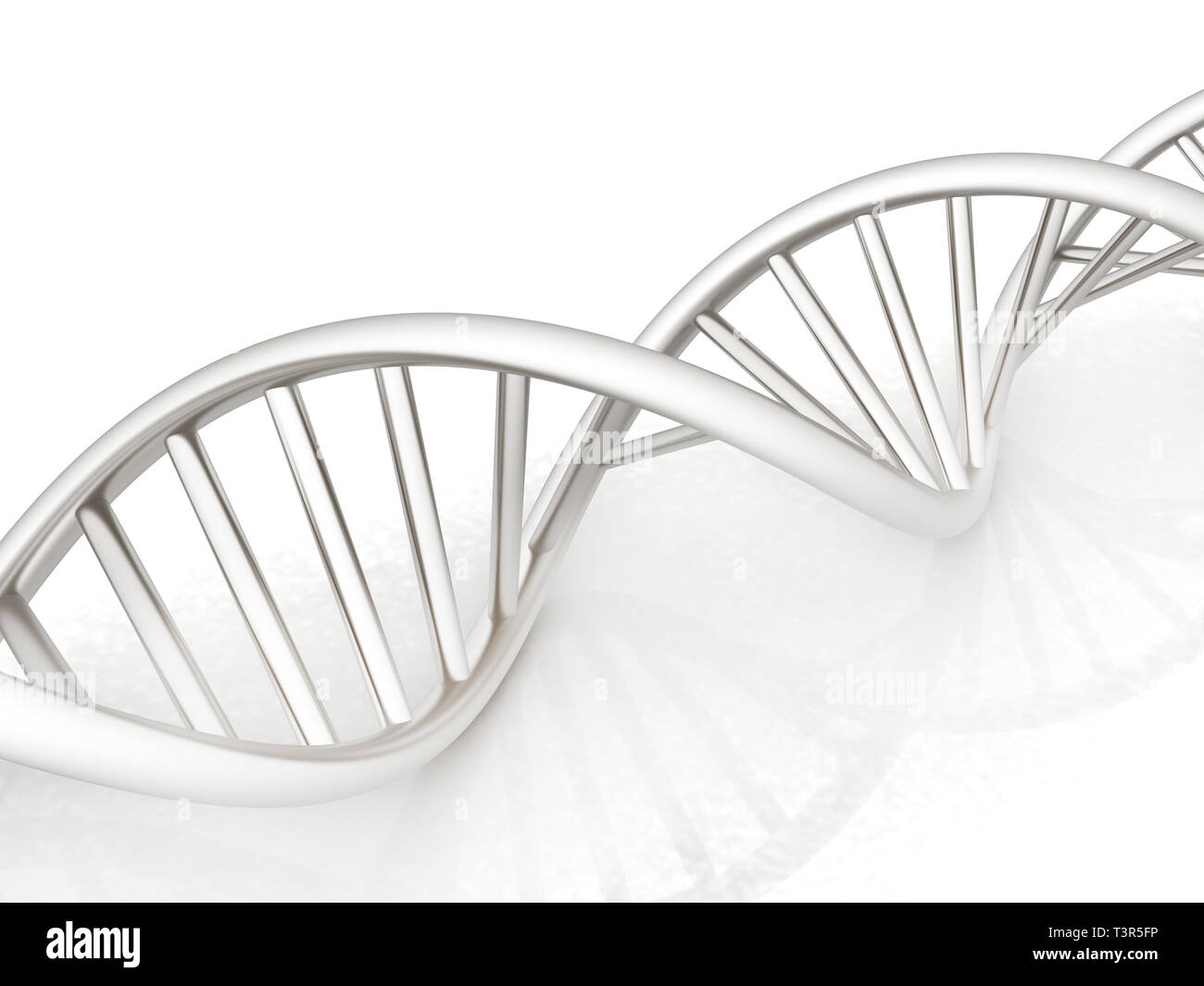 DNA structure model. 3d illustration Stock Photo - Alamy