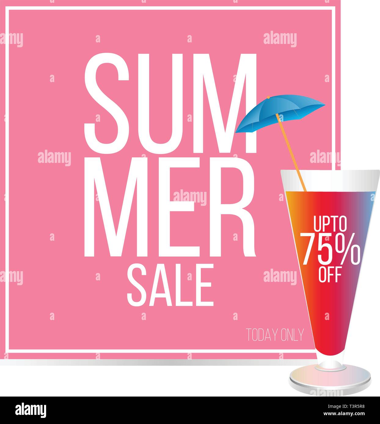 Cocktail discount poster vector vectors hi-res stock photography and ...