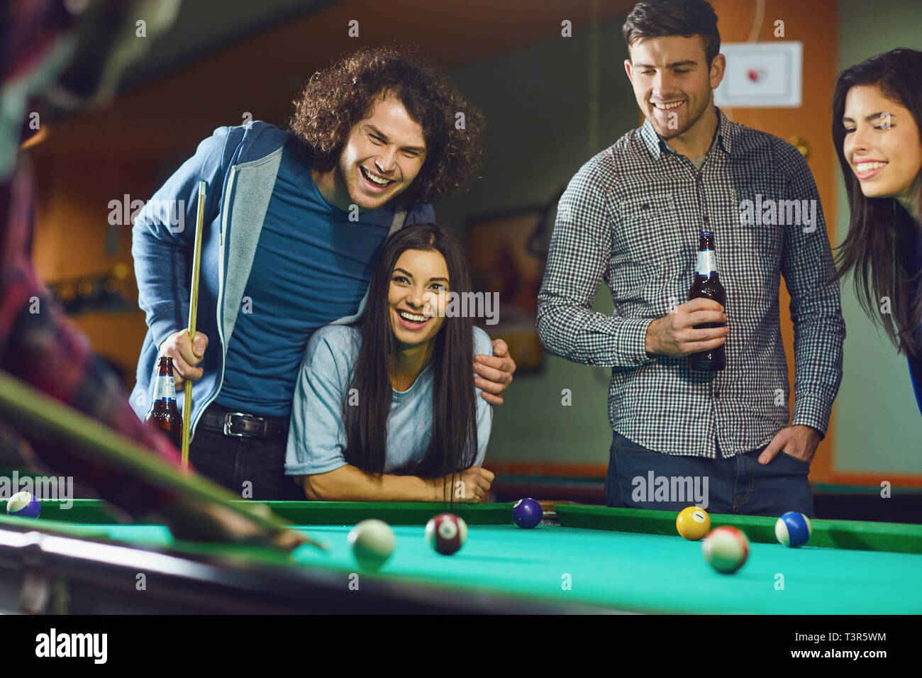 Bar billiards table hi-res stock photography and images - Alamy