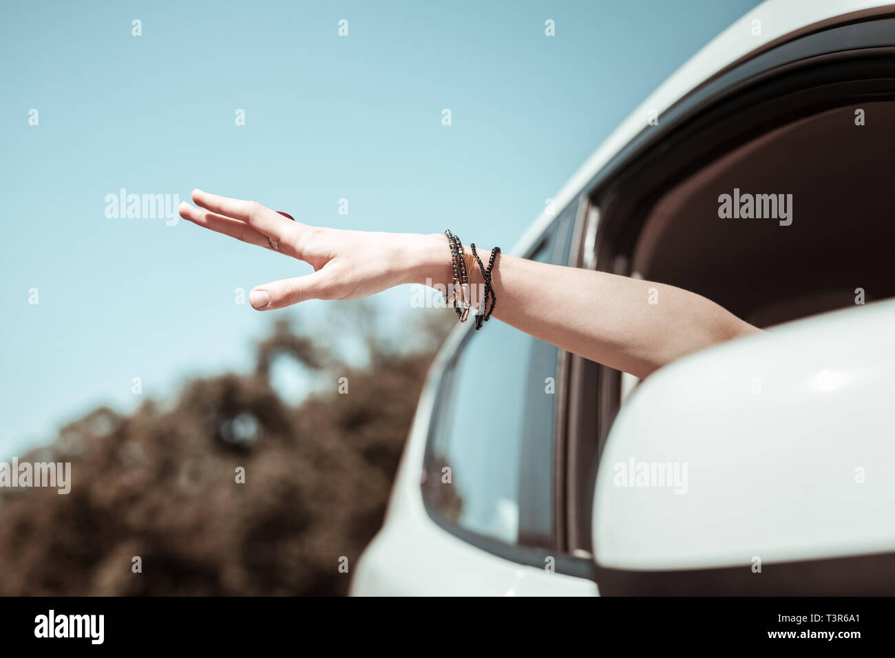 Arm resting on window hi-res stock photography and images - Alamy