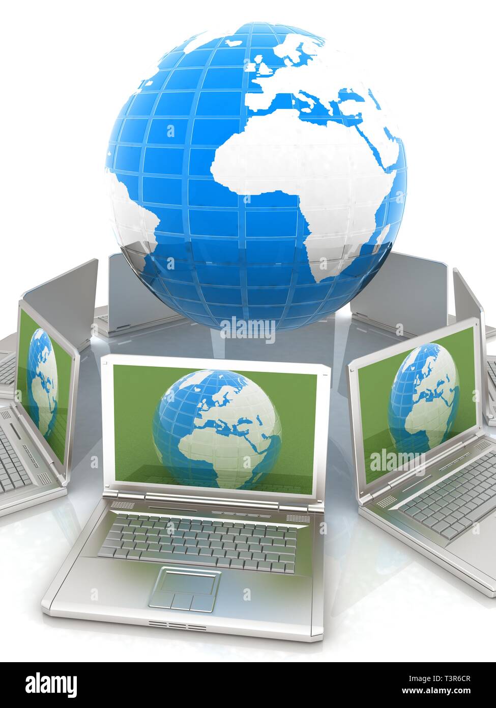 Cable and wireless world map hi-res stock photography and images - Alamy