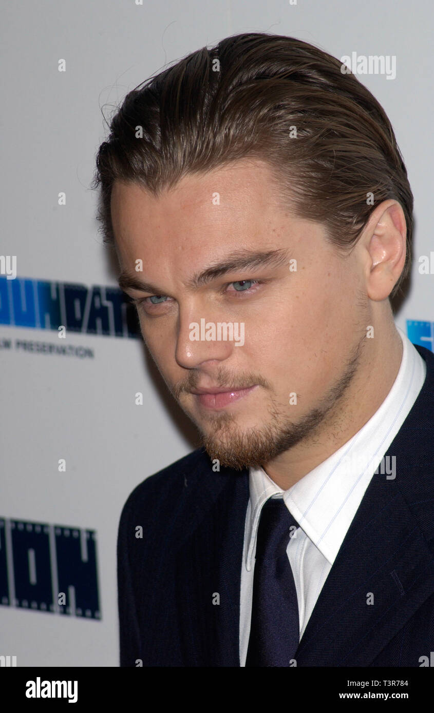 LOS ANGELES, CA. December 17, 2002: Actor LEONARDO DiCAPRIO at the Los ...