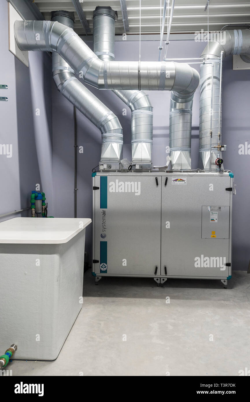 Air treatment system install hi-res stock photography and images - Alamy