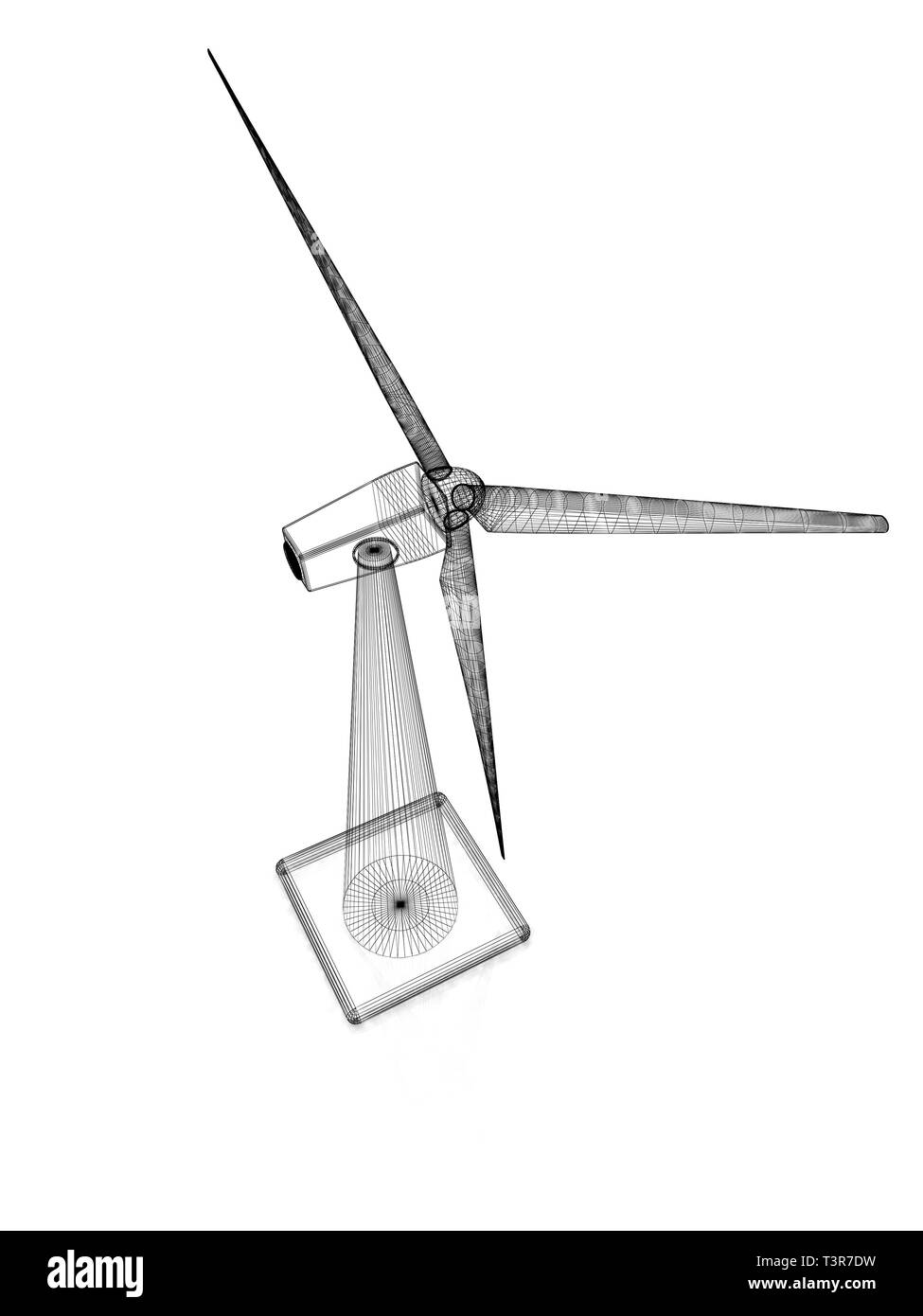 Wind generator turbines icon. 3d illustration Stock Photo - Alamy