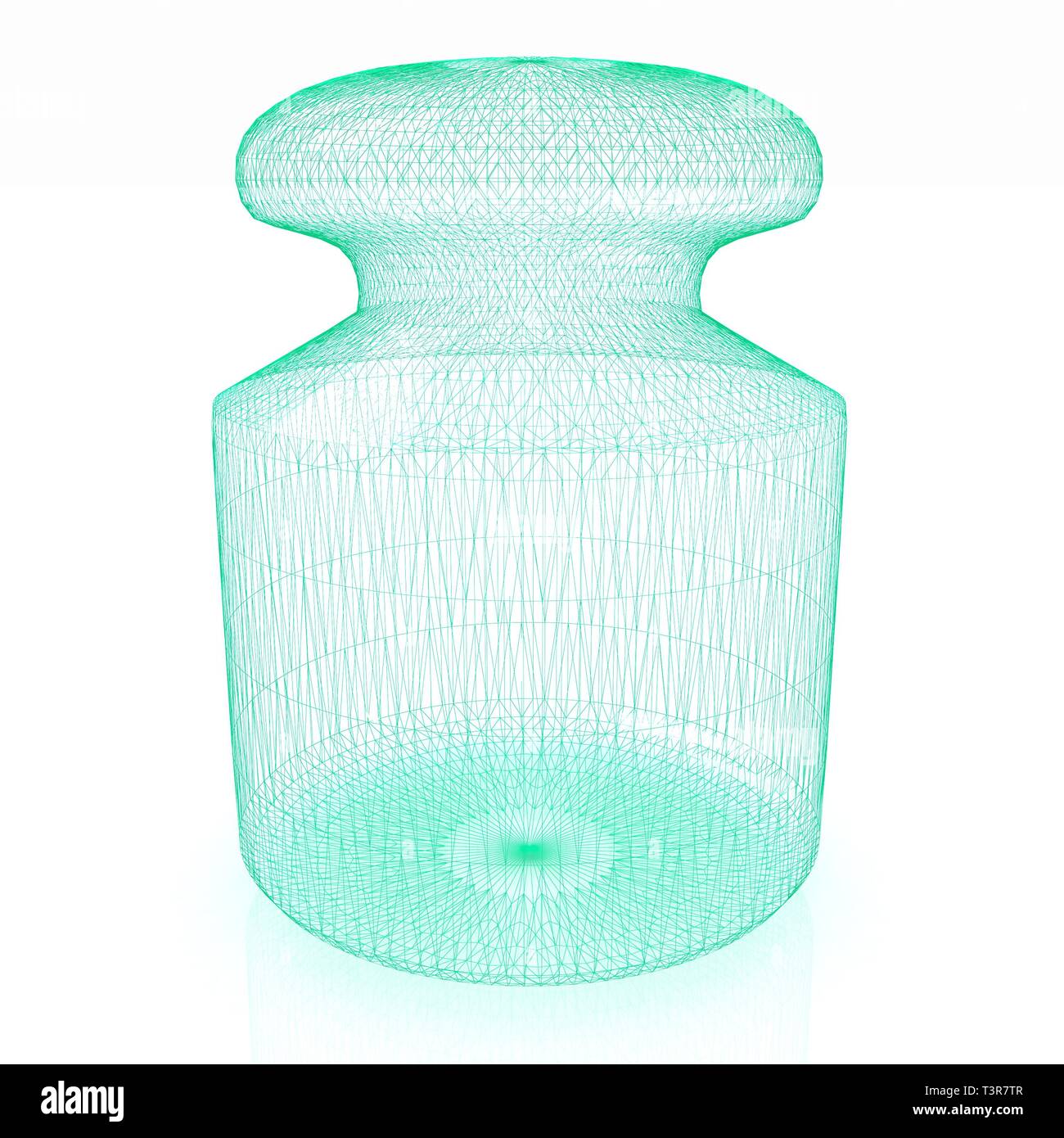 weight scale on a white . 3D illustration Stock Photo - Alamy