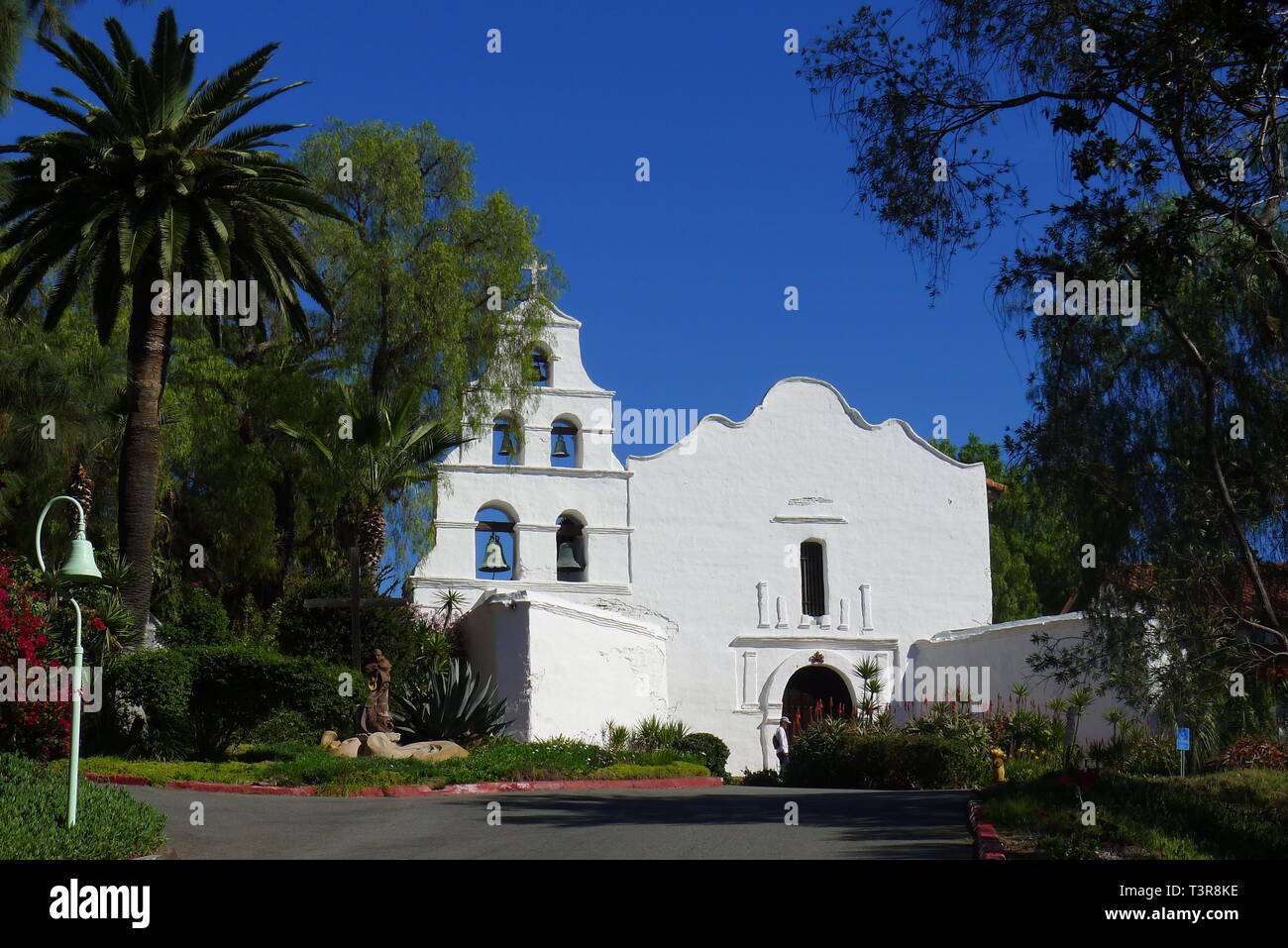 Exterior Front of Mission Basilica San Diego de Alcala Stock Photo - Alamy