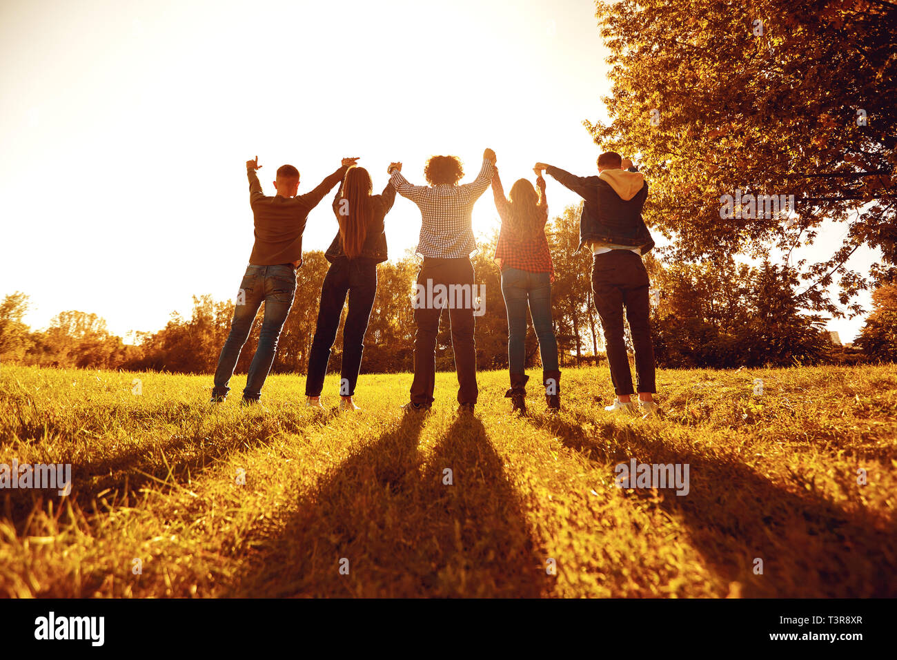 Hands arms raised hi-res stock photography and images - Alamy