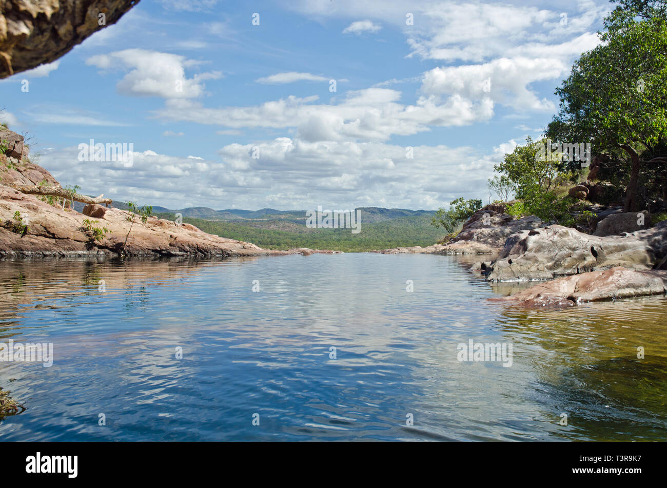 Rock Pool, Gunlom Falls, Kakadu Stock Photo - Alamy