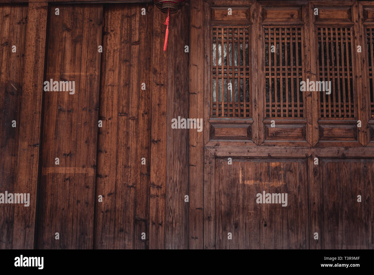 Traditional Chinese style wooden door. Ancient Chinese Door Stock Photo ...