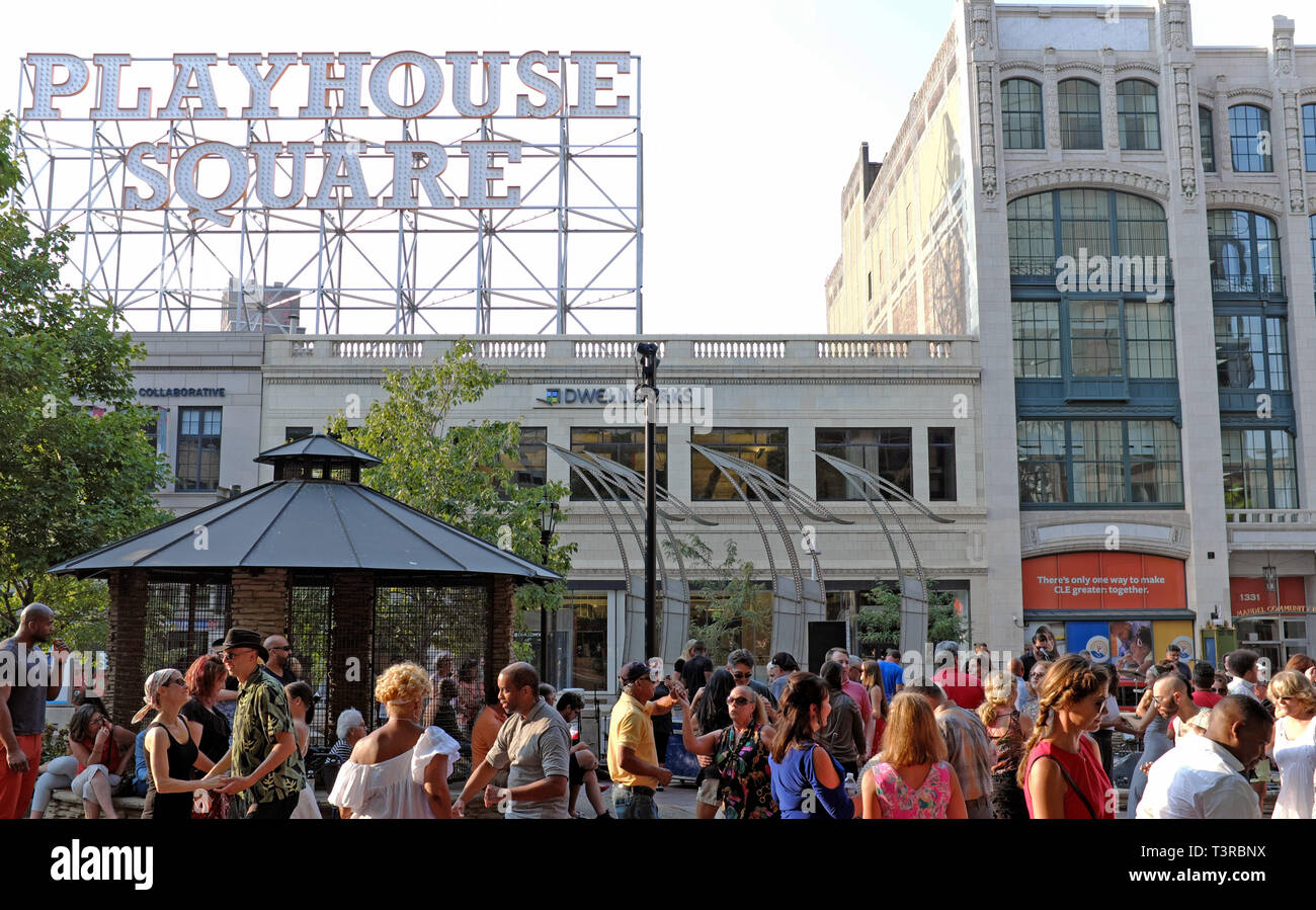 Cleveland outdoor summer event hi-res stock photography and images - Alamy