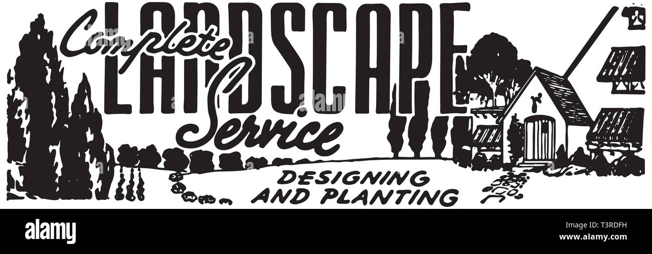 Complete Landscape Service Stock Photo - Alamy