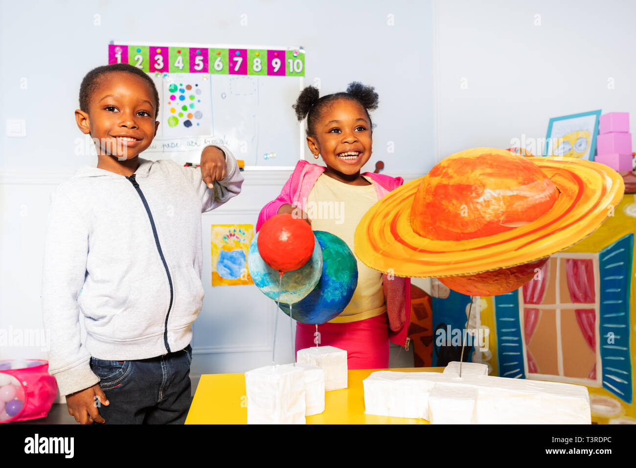 Solar system planets for kids hi-res stock photography and images - Alamy