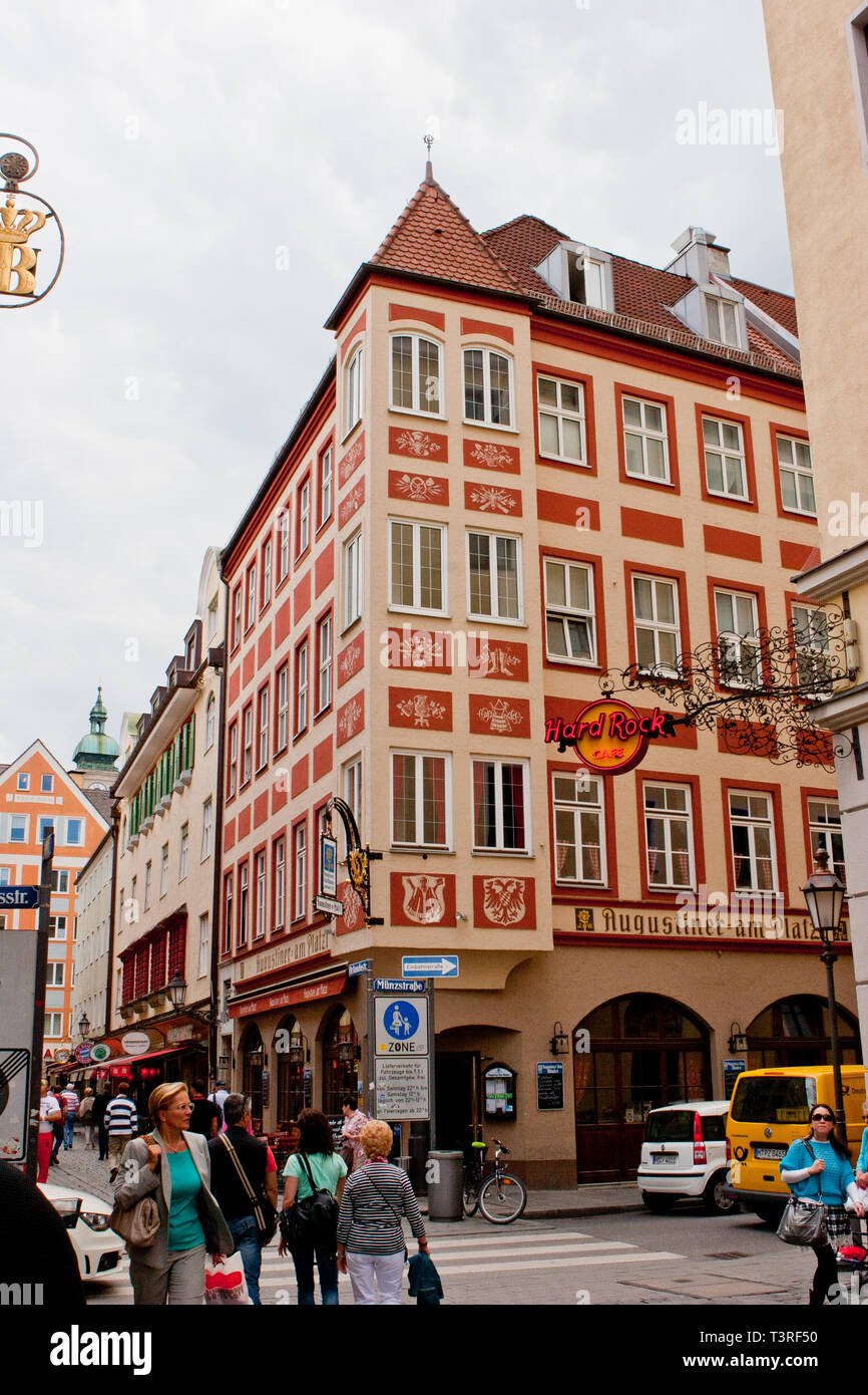 Hard Rock Cafe in Munich, Germany Stock Photo - Alamy