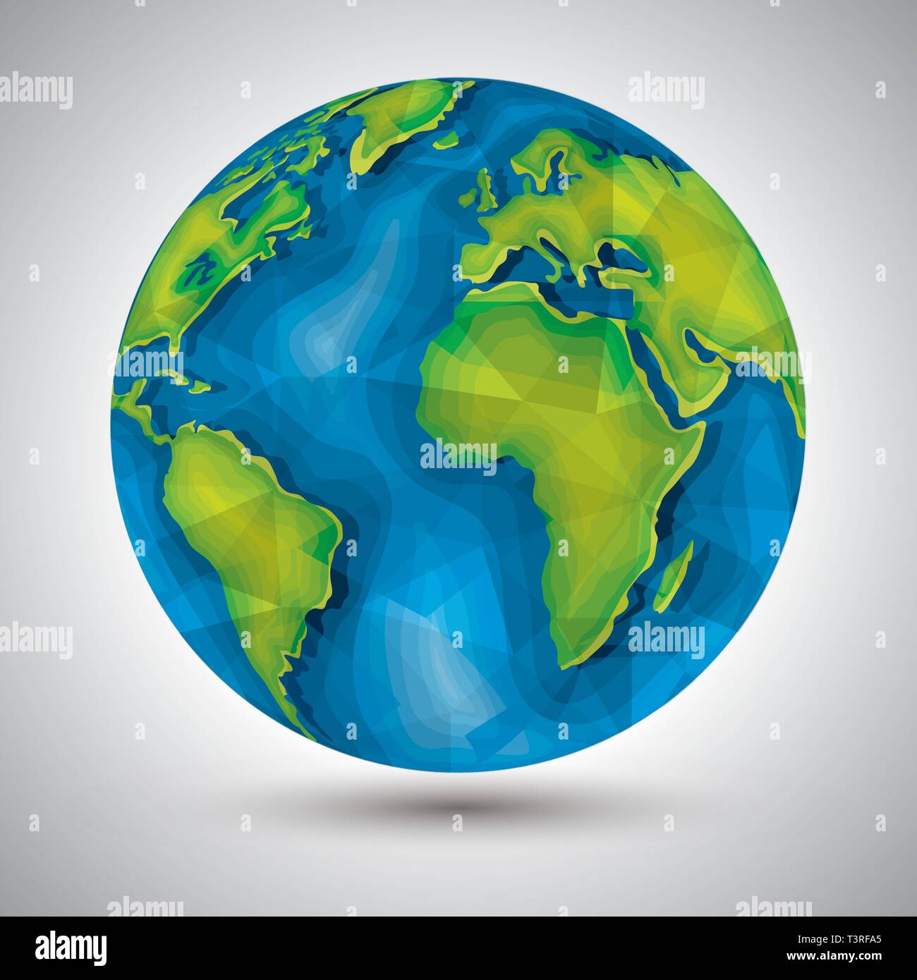 ecology planet conservation and environment protect Stock Vector Image ...