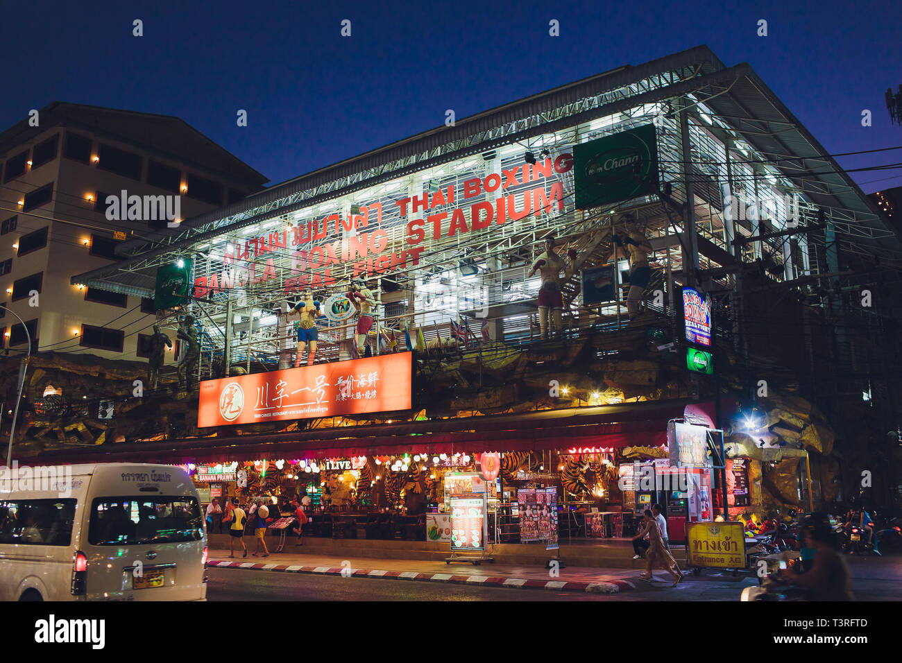 PHUKET, THAILAND - February 28, 2019: Infamous Bangla Walking Street ...