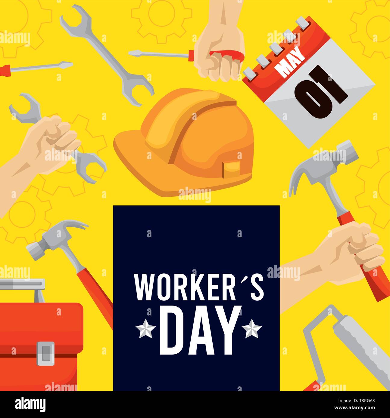 Traditional construction workers Stock Vector Images - Alamy