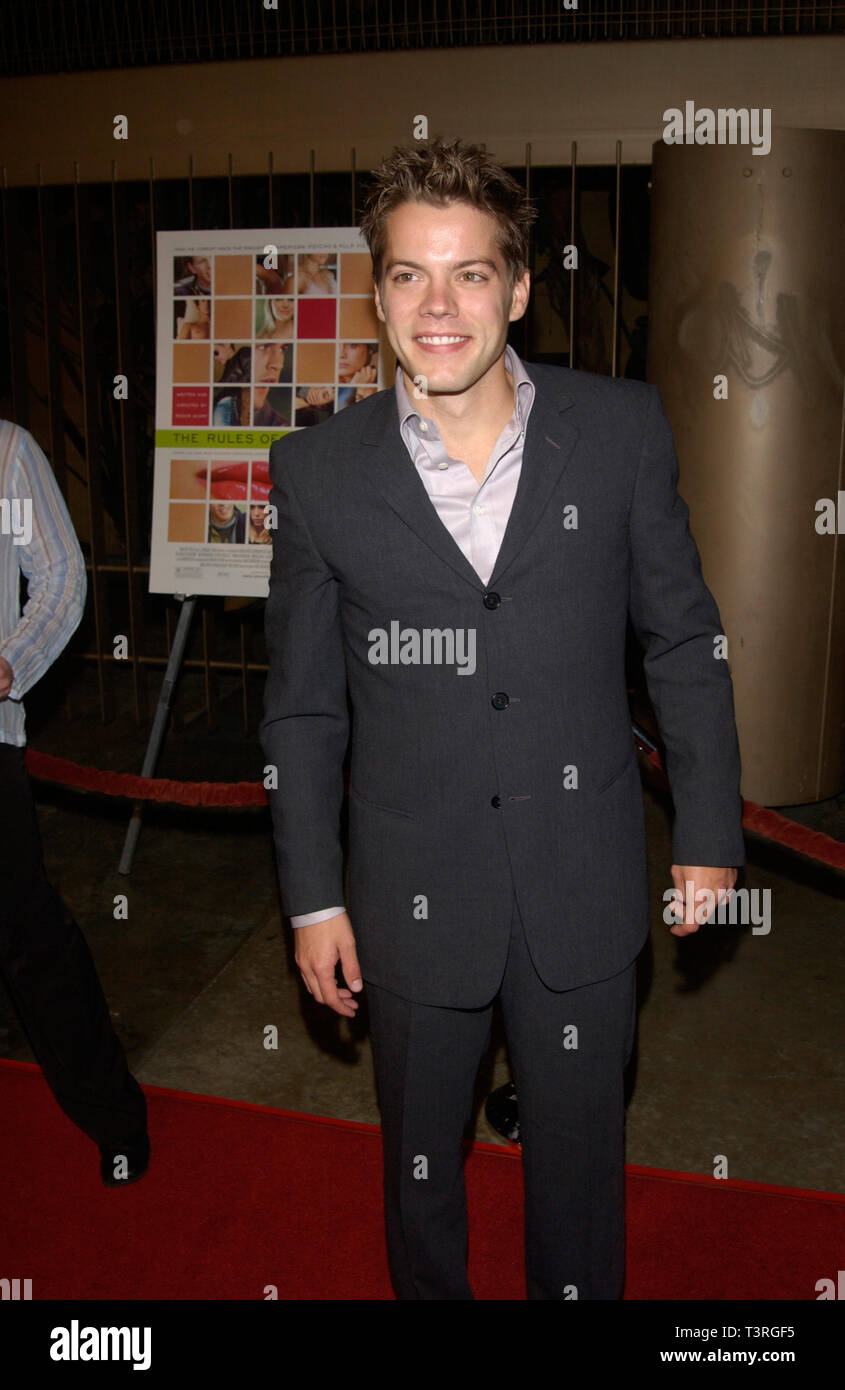 LOS ANGELES, CA. October 03, 2002: Actor RUSSELL SAMS at the Los ...