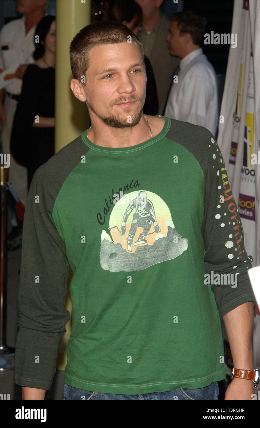 LOS ANGELES, CA. October 06, 2002: Actor MARK BLUCAS at the premiere of ...