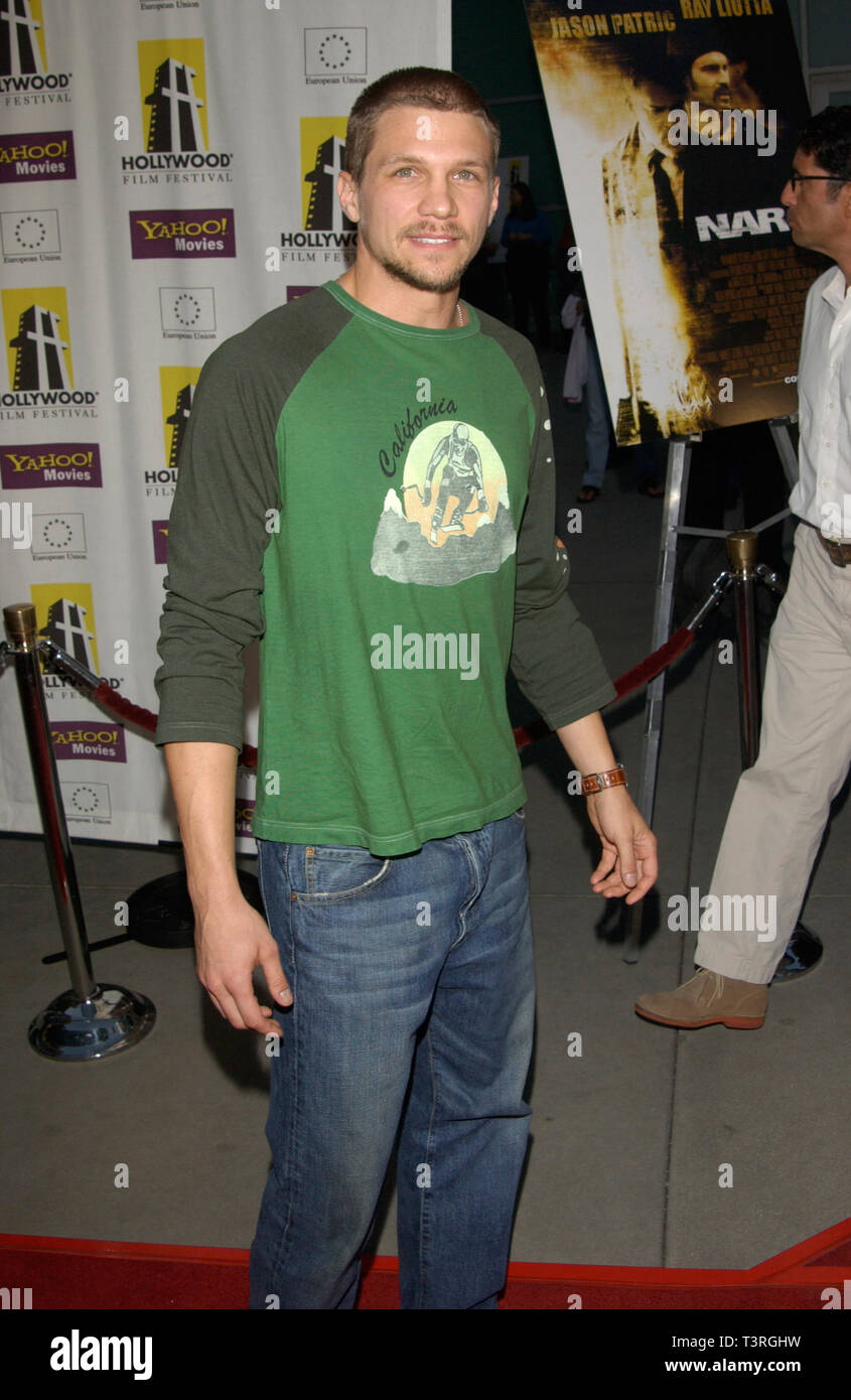 LOS ANGELES, CA. October 06, 2002: Actor MARK BLUCAS at the premiere of ...