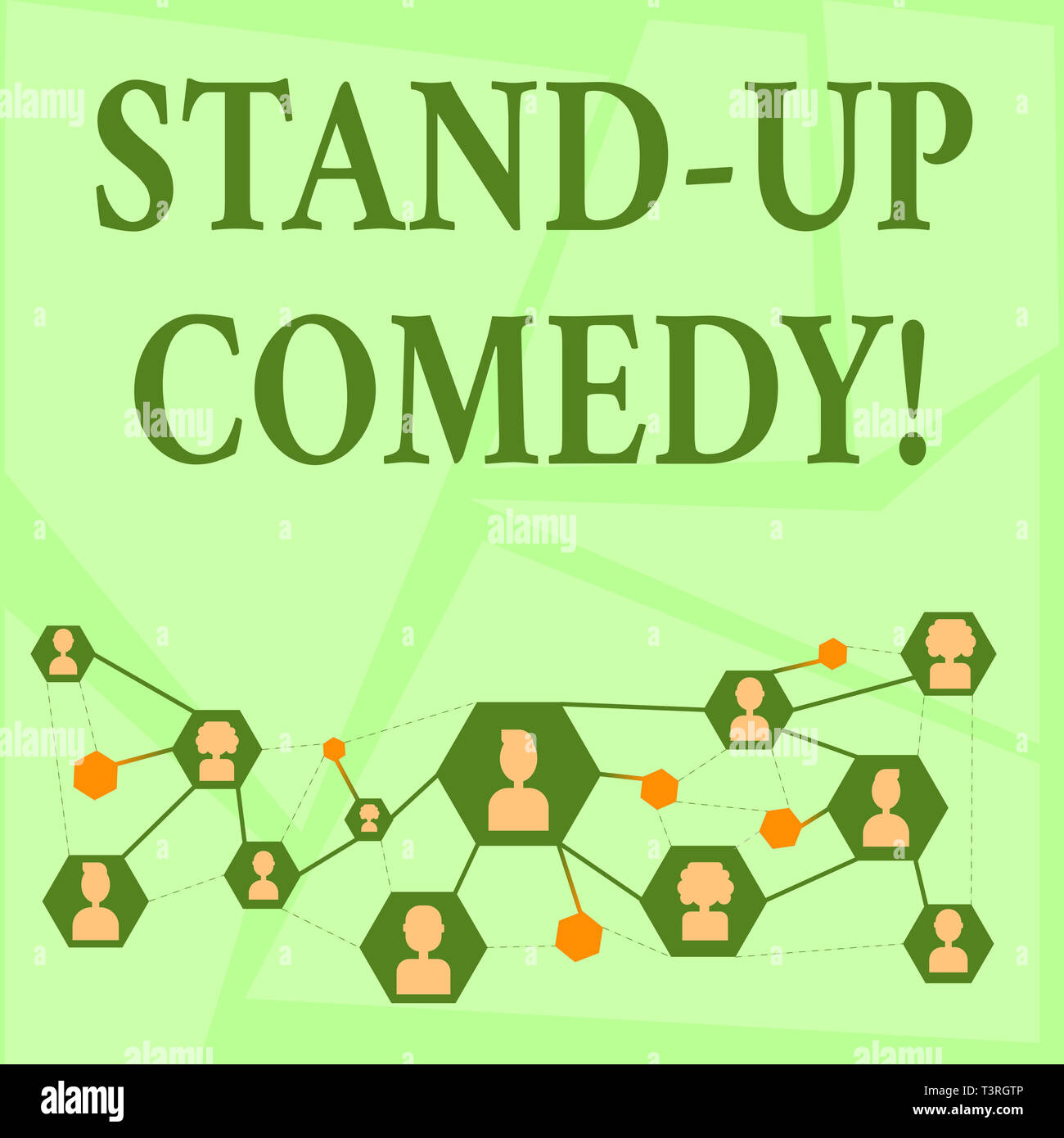 Writing note showing Stand Up Comedy. Business concept for comic style ...