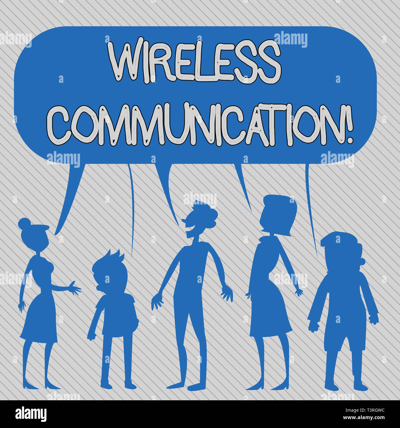 Text sign showing Wireless Communication. Business photo showcasing ...