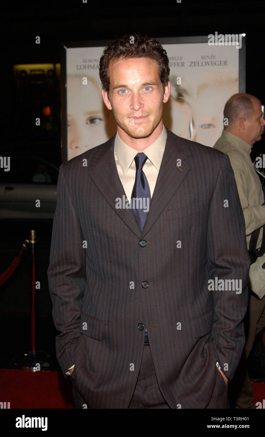 LOS ANGELES, CA. October 08, 2002: Actor COLE HAUSER at the Los Angeles ...