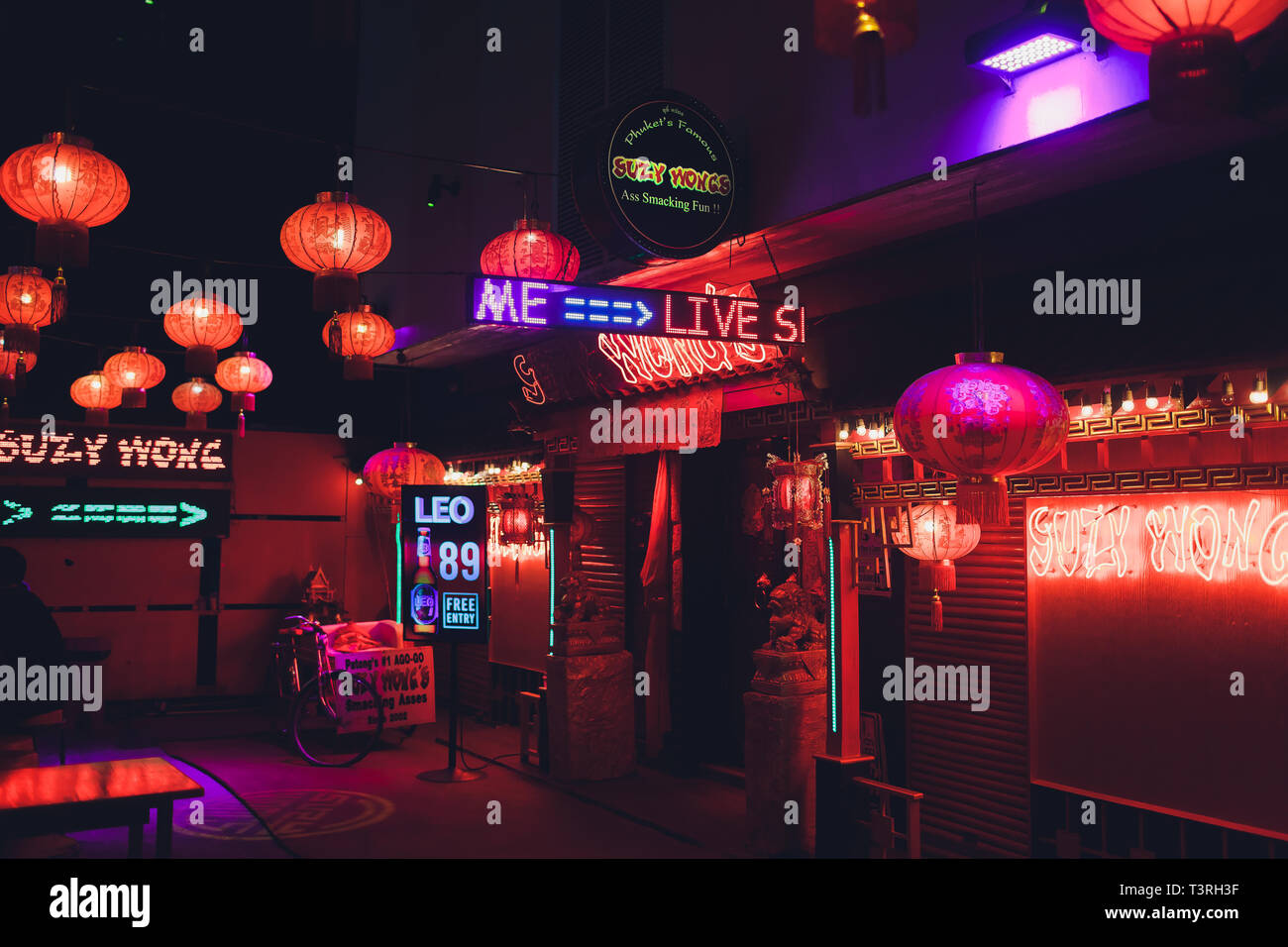In red light district phuket hi-res stock photography and images - Alamy