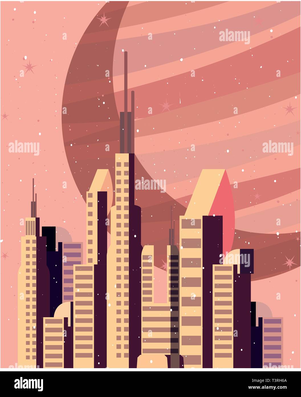 Future architecture glass steel Stock Vector Images - Alamy