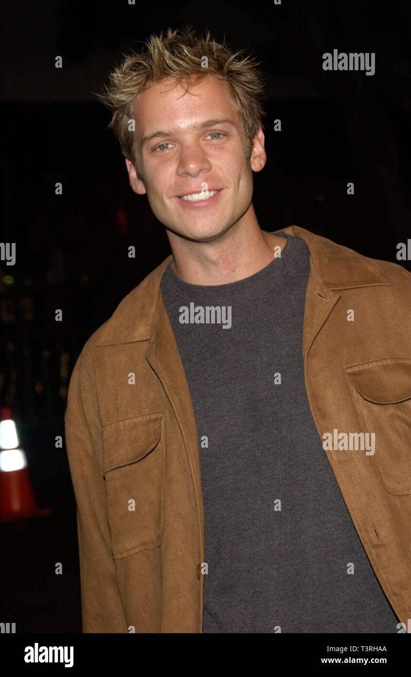 LOS ANGELES, CA. October 09, 2002: Actor BRUCE MICHAEL HALL at the ...